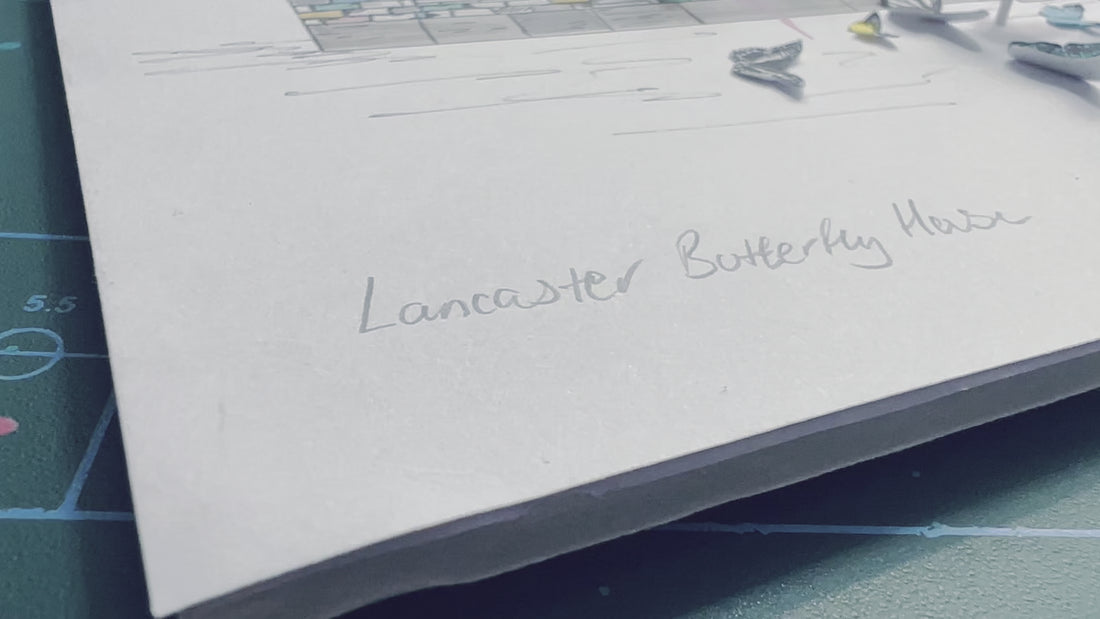 Lancaster Butterfly House - 3D Collage Diorama – housemartinartstudio